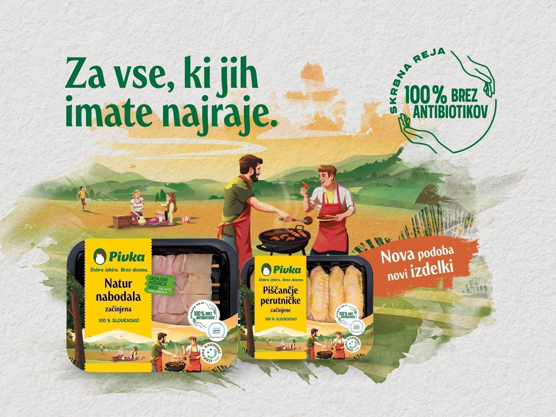 PIVKA PREDSTAVLJA NOVO EMBALAŽO PIŠČANČJEGA MESA - Pivka